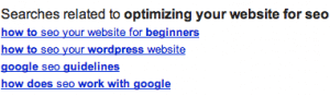 Use Google Suggest & Google Related Searches to Optimize Content